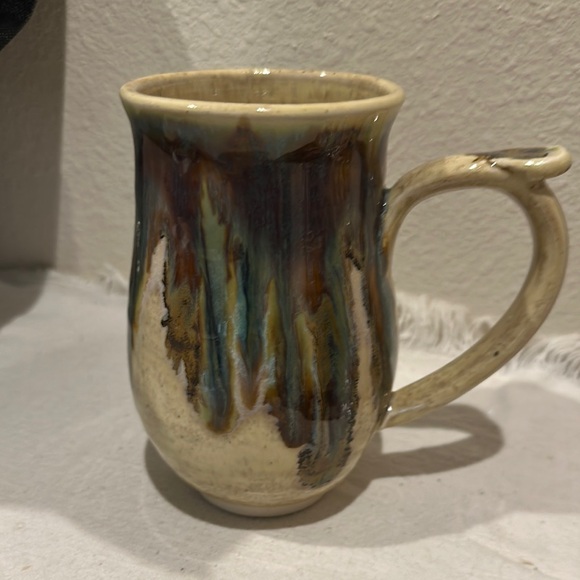 Art | Pottery Handcrafted Ceramic Mug With Earthy Tones | Poshmark